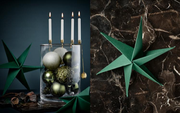 DIY guide: Julestjerne i papir I Lyngby Storcenter